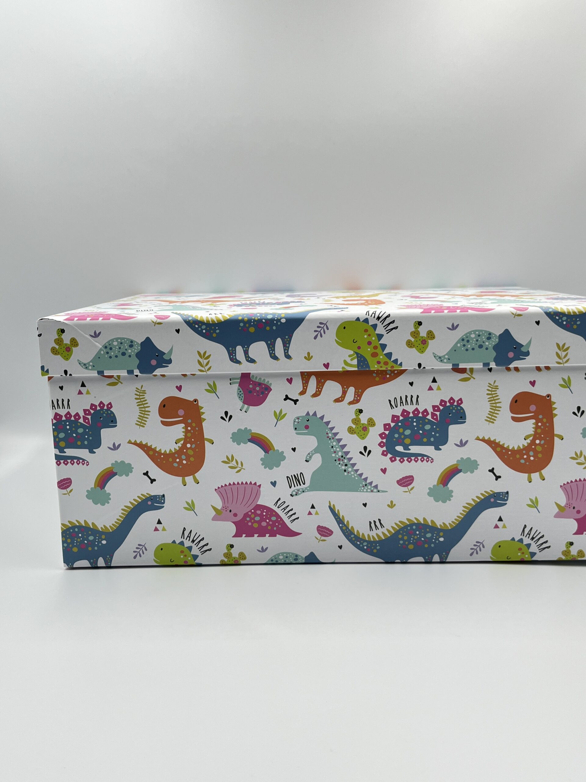 Caja De Cartón Rígido Dinosaurio #8 | Motivos